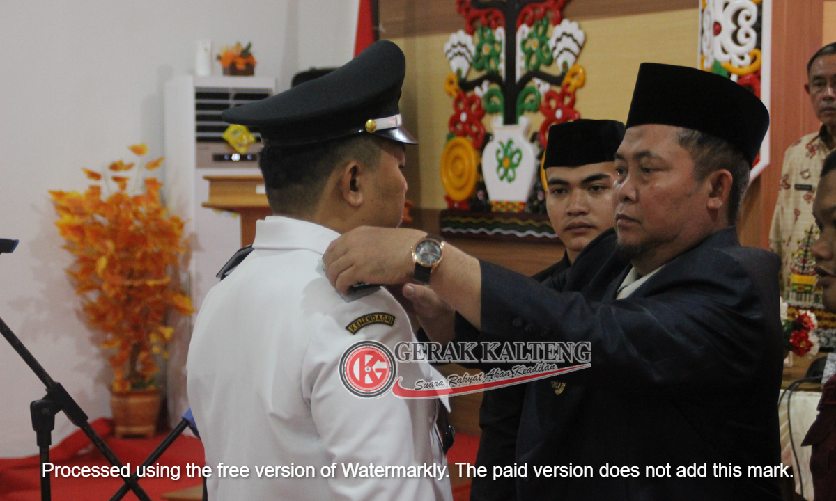 Saiful Lantik Pj. Kades Tumbag Runen Serta BPD Tumbang Mandurei Dan ...
